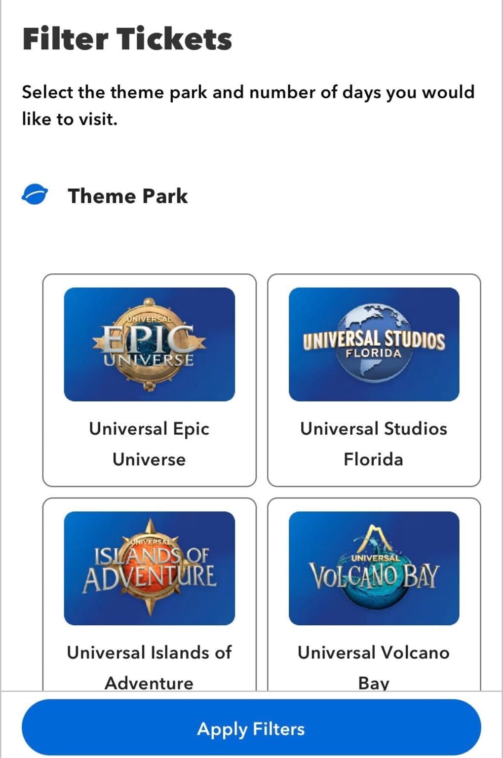 Universal Epic Universe Single Day Tickets - How to Steps - Orlando ...