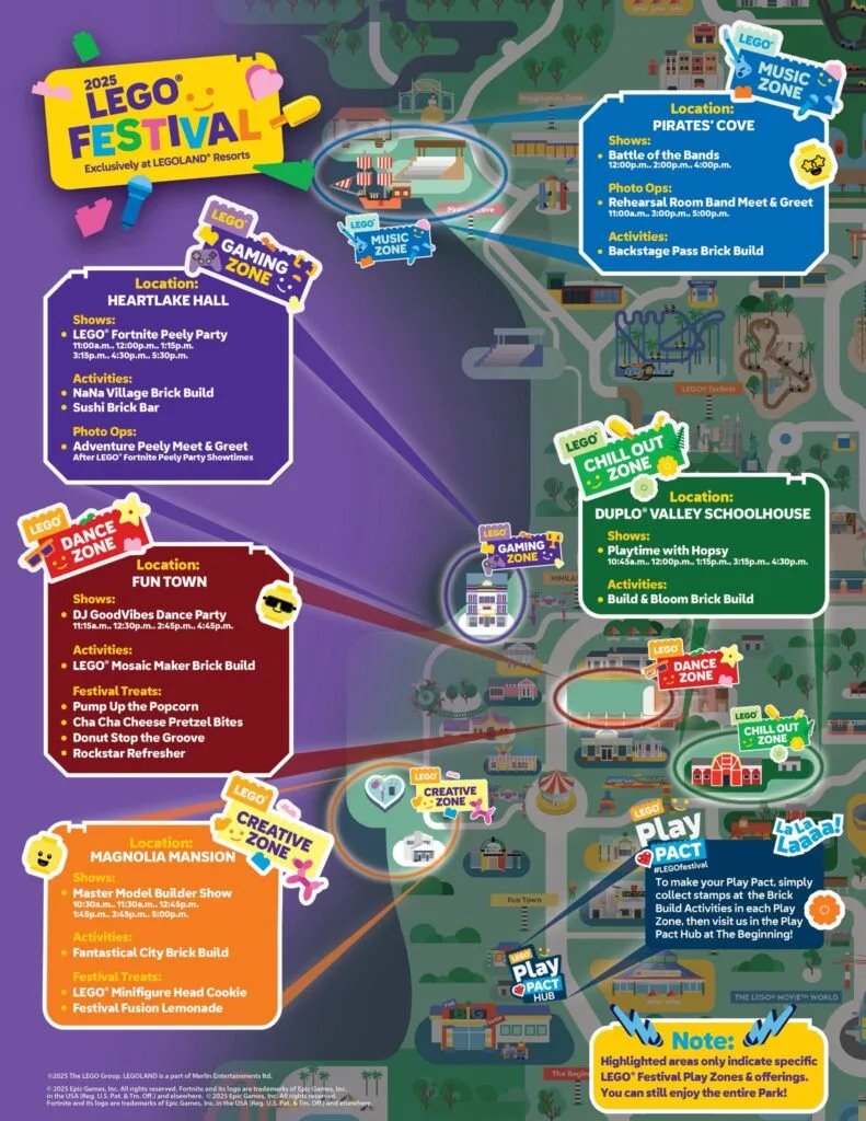 Lego Chima Legoland Florida Map 2024